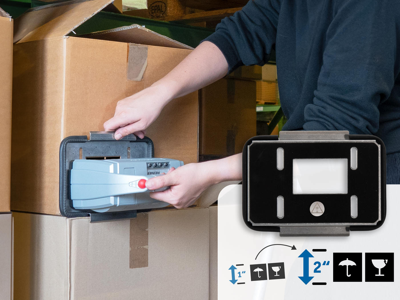 Handheld inkjet printer jetStamp® 990 : REINER®